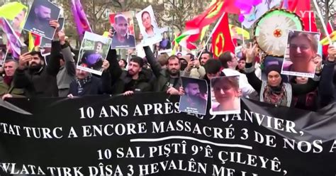 쿠르드족 침묵 시위 프랑스·튀르키예 외교 갈등 조짐