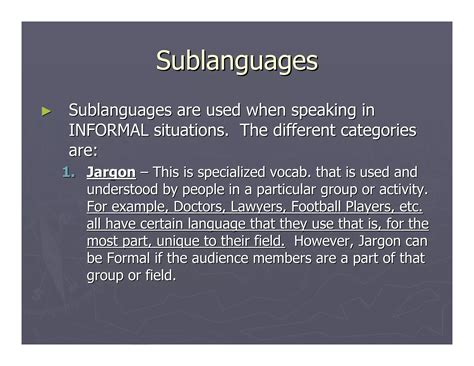 d3 verbal language sublanguages pdf