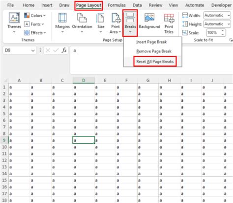 8 Ways To Insert Page Break in Microsoft Excel | How To Excel