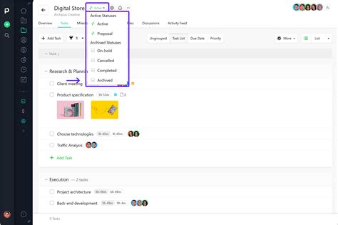 How Do I Archive A Project Help Center