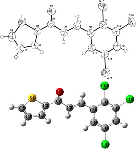 Experimental And Calculated Structure With B3lyp For The Ttcp Download Scientific Diagram