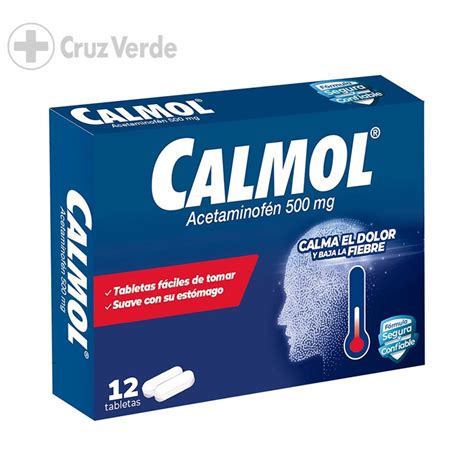 Calmol 500mg 12 Tableta Cruz Verde