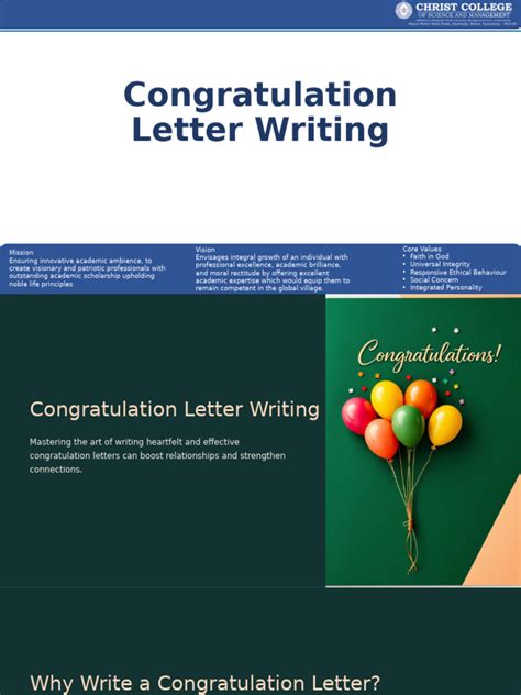 Writing Effective Congratulatory Letters Pdf Social Psychology