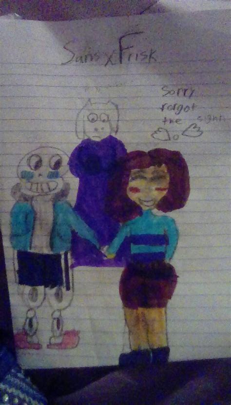 Sans X Frisk Undertale Au Ships Amino