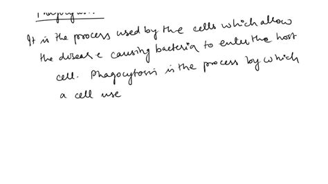 Solved How Could A Cell Disease Causing Bacteria Get Inside A Cell