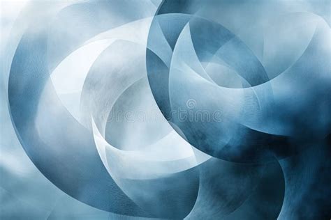 Abstract Blue And White Swirling Shapes Creating Dynamic Movement Stock Image Image Of Motion
