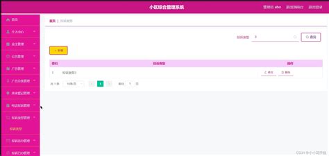 Java毕设项目小区综合管理系统（javavuemybatismavenmysql）java毕设小区管理系统 Csdn博客