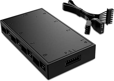 Amazon Com ID COOLING HA 08 Fan Hub For Computer Internal Fans 8 PWM Ports 8 ARGB Ports ARGB