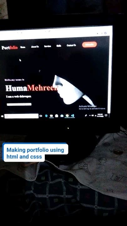 Huma Mehreen On Linkedin Making Portfolio Using Only Html And Css