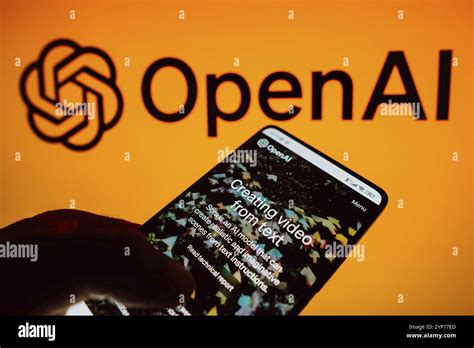 In This Photo Illustration The Homepage For Sora Openai Video Artificial Intelligence Is
