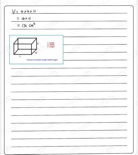 solved q5 the diagram shows a cuboid the cross section shaded is a
