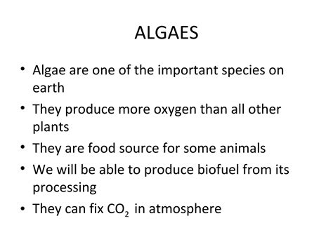 Algae Based Co2 Capture Ppt