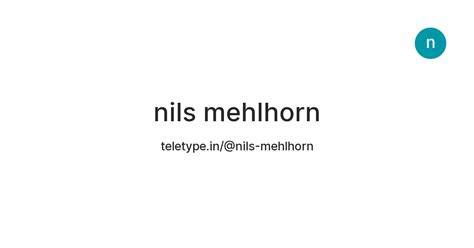 Nils Mehlhorn — Teletype