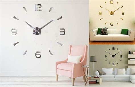 Большие настенные 3д часы Original Diy Clock 3d все модели 3 цвета — цена 546 грн в каталоге