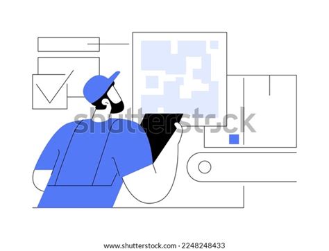 Qr Code Abstract Concept Vector Illustration Stock Vector Royalty Free Shutterstock