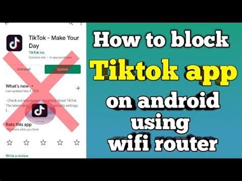 How To Block TIKTOK Using Wifi Router Block Tiktok App On Android Wifi Router Router Wifi
