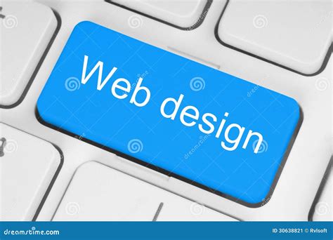 blue web design keyboard button stock image image of improve banking