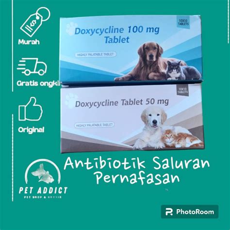 Jual Doxycycline Doxy Cycline 50mg Dan 100mg Antibiotik Broad Spectrum