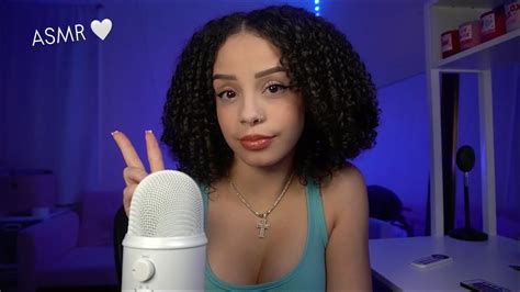 ASMR | Pure Clicky Whispers & Trigger Words + Mouth Sounds, Hand Sounds & Hand Movements 💖 - YouTube