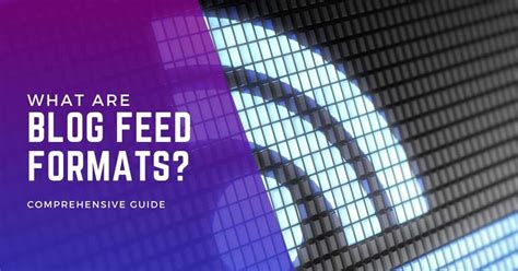 Blog Feed Formats Understanding RSS Atom And JSON EricMelillo Com
