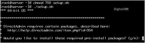 How To Install DirectAdmin On Linux CentOS Knowledgebase Digital VM