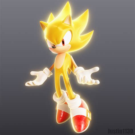 My First Super Sonic Render Rsonicthehedgehog