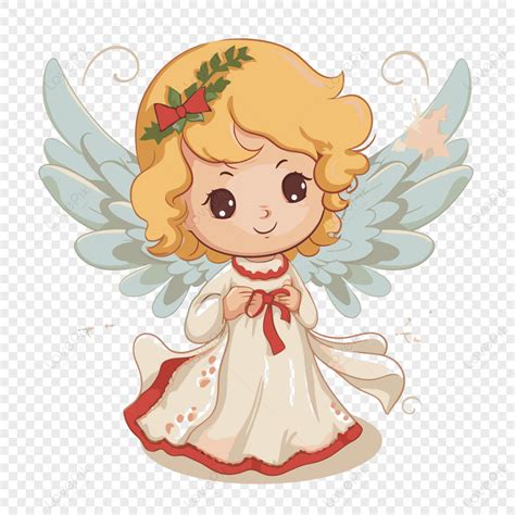무료 크리스마스 천사 벡터클립 아트상표만화 Png 일러스트 무료 다운로드 Lovepik