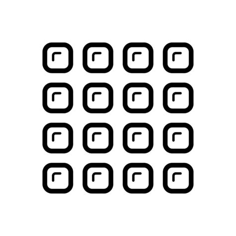 Black Line Icon Border Stock Vector By ©creativepriyanka 694511584