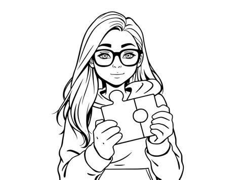 Girl Coloring Page Free Printable Coloring Page