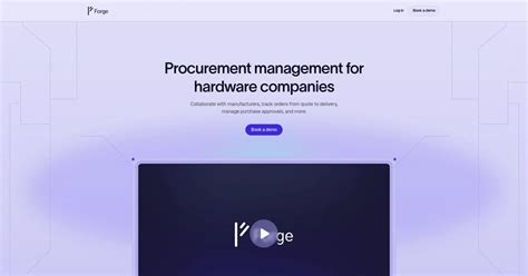 Forge Procurement Software For Hardware Companies Forge Procurement Software For Hardware Companies