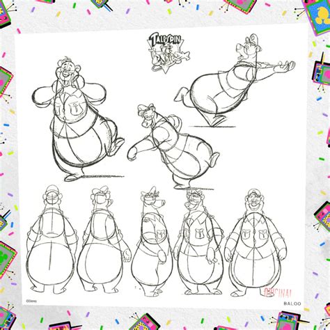 Disney Character Design Sheets