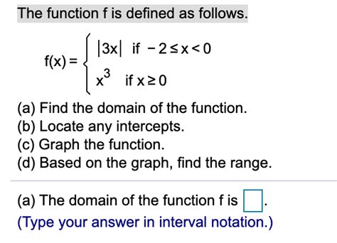 Solved The Function F Is Defined As Follows 3x If Chegg Com