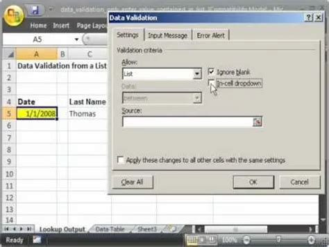How To Use Data Validation With A List In Excel Microsoft Office WonderHowTo