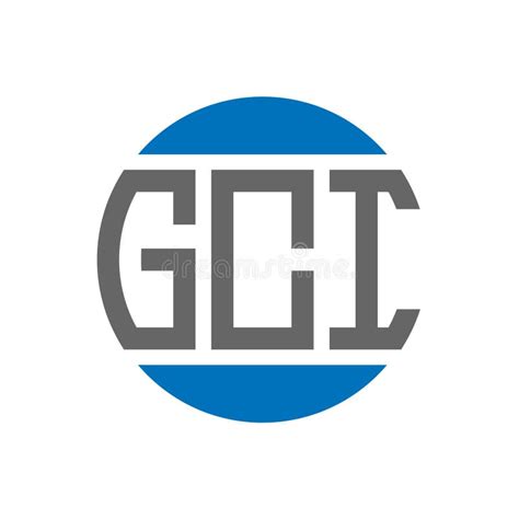 Gci Letter Logo Design On White Background Gci Creative Initials Circle Logo Concept Stock Gci Letter Logo Design On White Background Gci Creative Initials Circle Logo Concept Stock