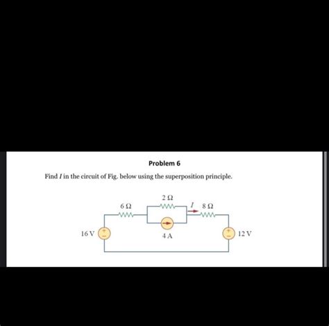 Solved Find I In The Circuit Of Fig Below Using The Chegg