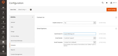 how to configure contact us page in magento 2 0 belvg blog