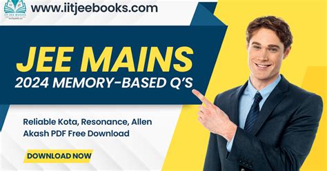 NTA JEE Mains 2024 Memory Based Question And Answers PDF IIT JEE BOOKS
