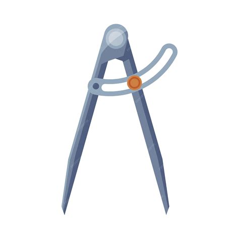 Premium Vector Compass Tool Or Divider Surveyor Geodetic Engineering