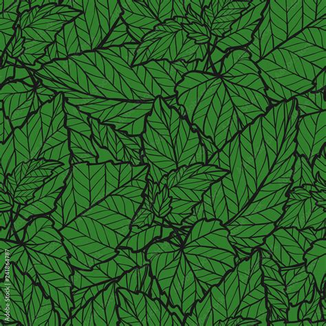 Repeating Leaf Background