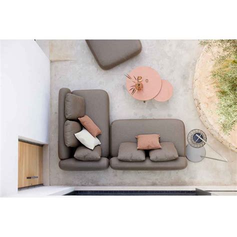 cane line capture upholstered 2 seater sofa outdoor sectional unit