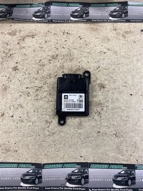 Gm Envoy Front Seat Control Module Part 15215695