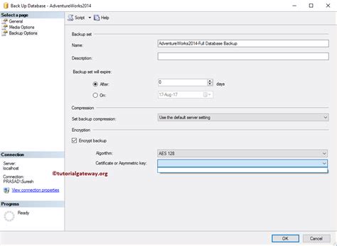 Backup SQL Database