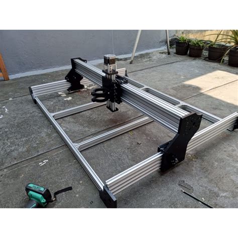 Jual Rangka Alumunium Cnc Router Penggerak Leadscrew Siap Pakai Shopee Indonesia