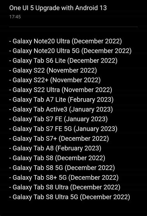 Samsung One Ui 5 0 Android 13 Update Release Roa Samsung Members
