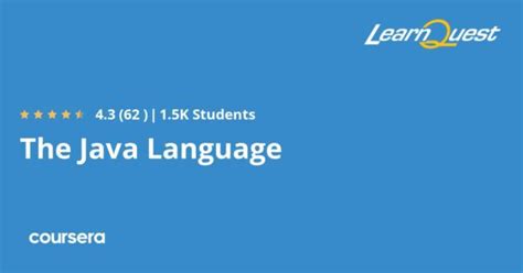 The Java Language Coursya