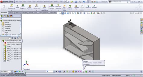 Tutorial Simulation Of Ball Basic Motion In Solidworks Part 5 Grabcad Tutorials