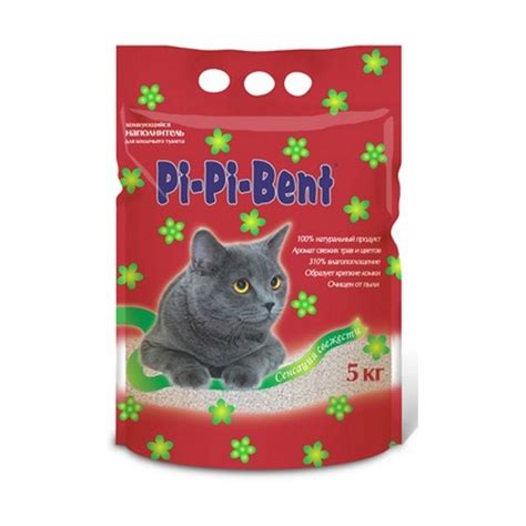 Pi Pi Bent Fresh Sensation Пи Пи Бент Комкующийся наполнитель Сенсация свежести в пакете 10 кг