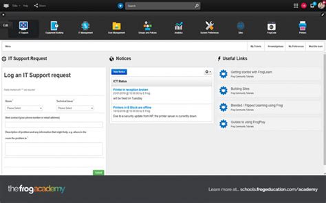 it helpdesk frog schools and education