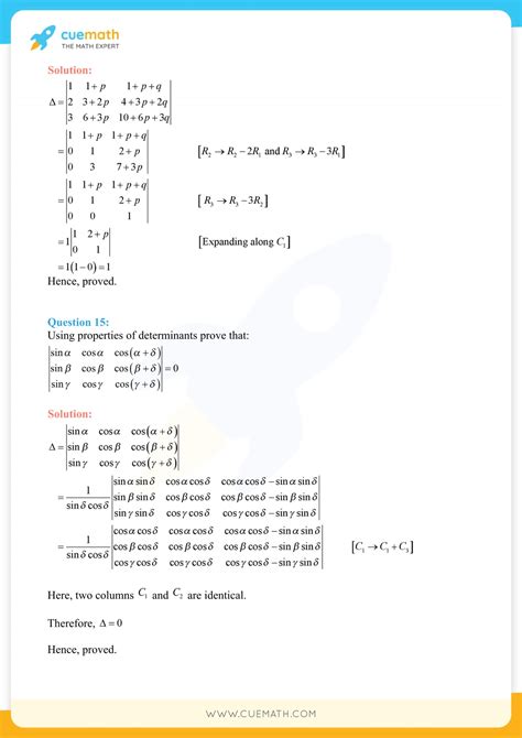Ncert Solutions For Class 12 Maths Chapter 4 Miscellaneous Exercise