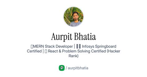 Posts By Aurpit Bhatia • Peerlist